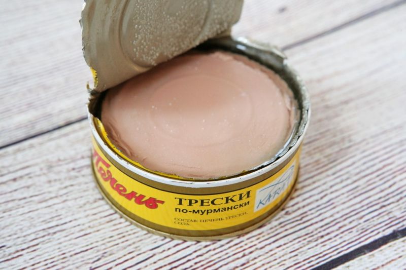 Салат с печенью трески по-мурмански — рецепт с фото пошагово