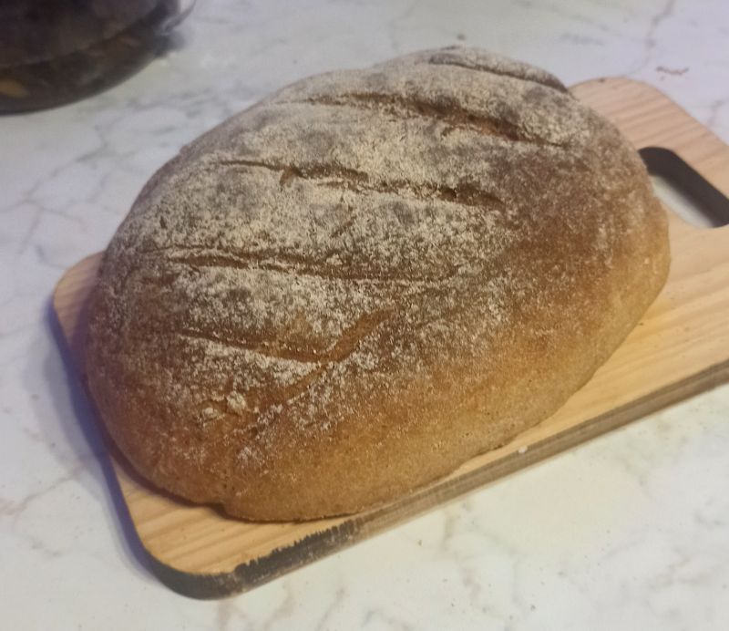 Хлеб из цельнозерновой муки в духовке — рецепт с пошаговыми фото и ...